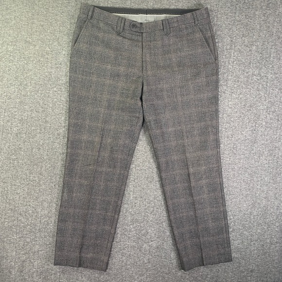 John Varvatos | Pants | John Varvatos Wool Pants Men 38x28 Soho Gray ...